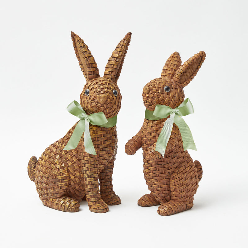 Brown Rattan Rabbit (Pair)– Mrs. Alice