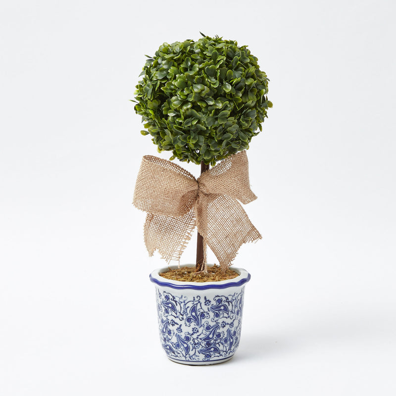 Chinoiserie Faux Potted Boxwood Tree (Pair)– Mrs. Alice