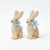 Small Raffia Rabbit (Pair)