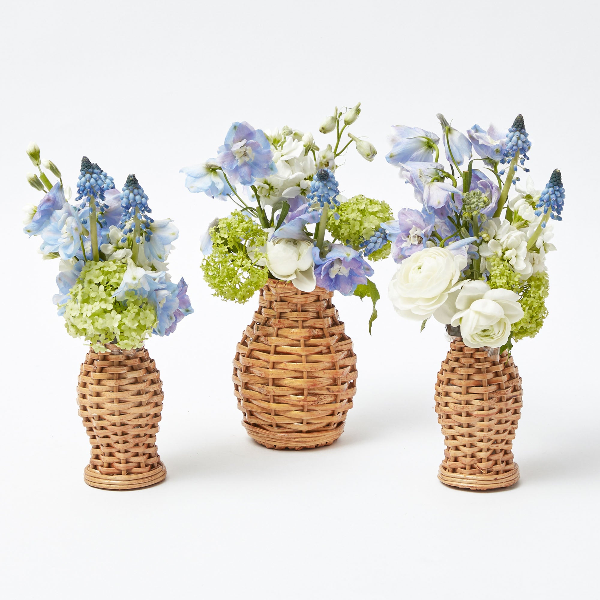 Mini Natural Rattan Vase (Set of 3)– Mrs. Alice
