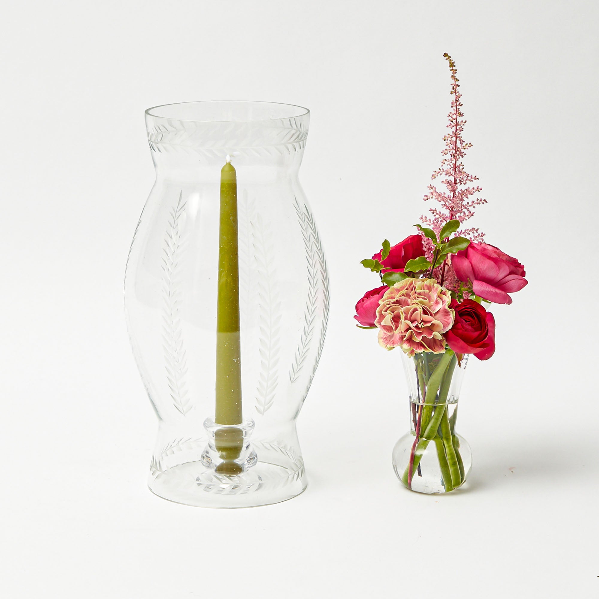 Engraved Glass Lantern– Mrs. Alice