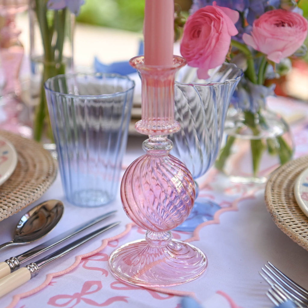Pretty In Pink Candlescape– Mrs. Alice