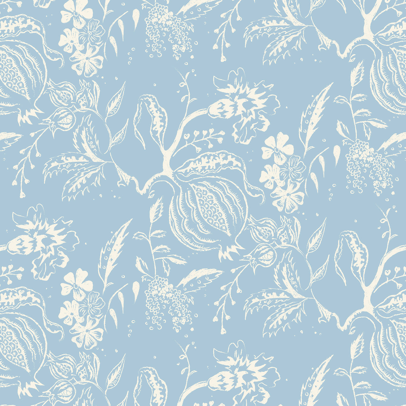 Blue Chelsea Square Wallpaper | Wallpaper | Mrs. Alice
