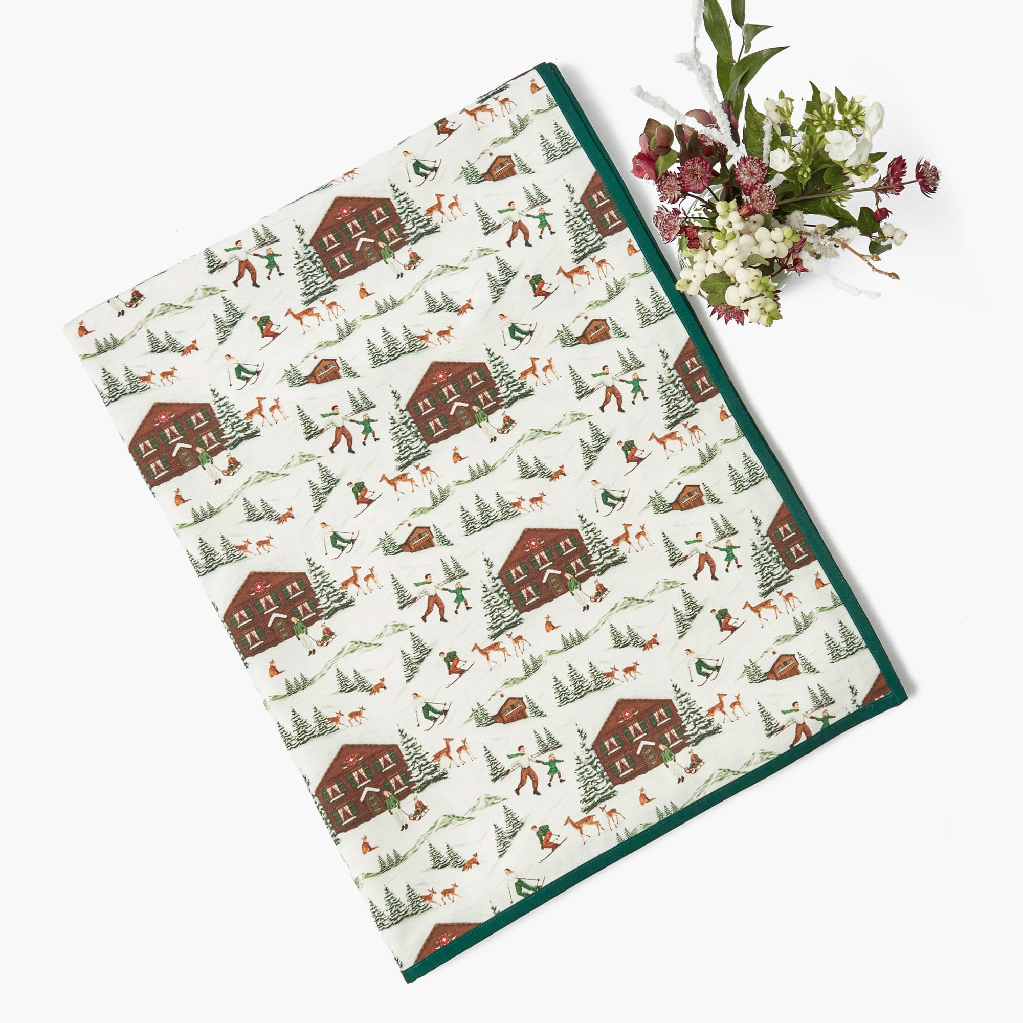 Alpine Chalet Tablecloth