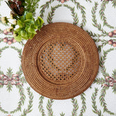 Brown Rattan Charger Plates (Set of 4)
