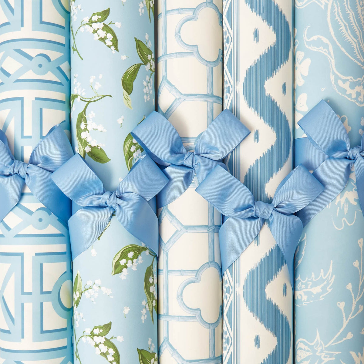 Blue Chelsea Square Wallpaper | Wallpaper | Mrs. Alice