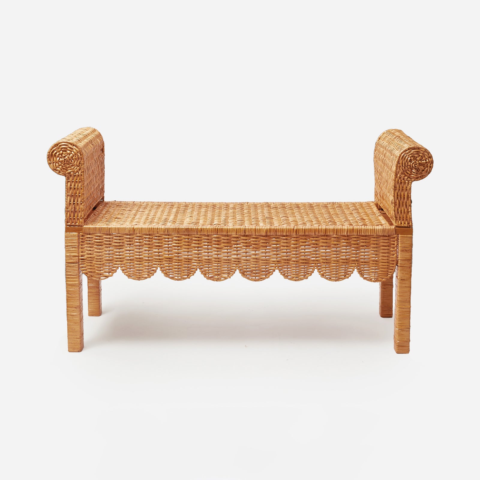 Thea Rattan Bench