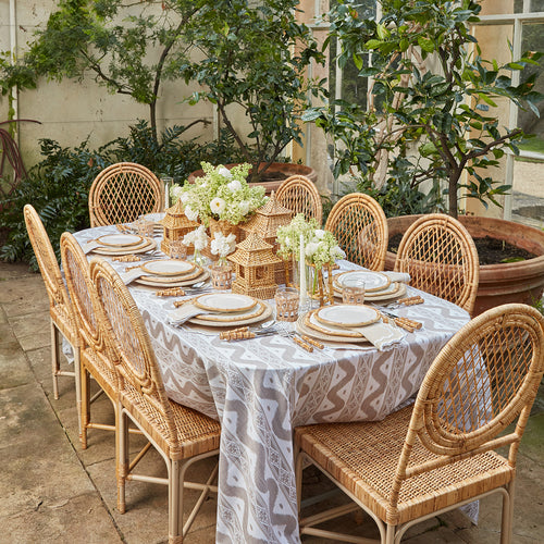 Putty Ikat Tablecloth