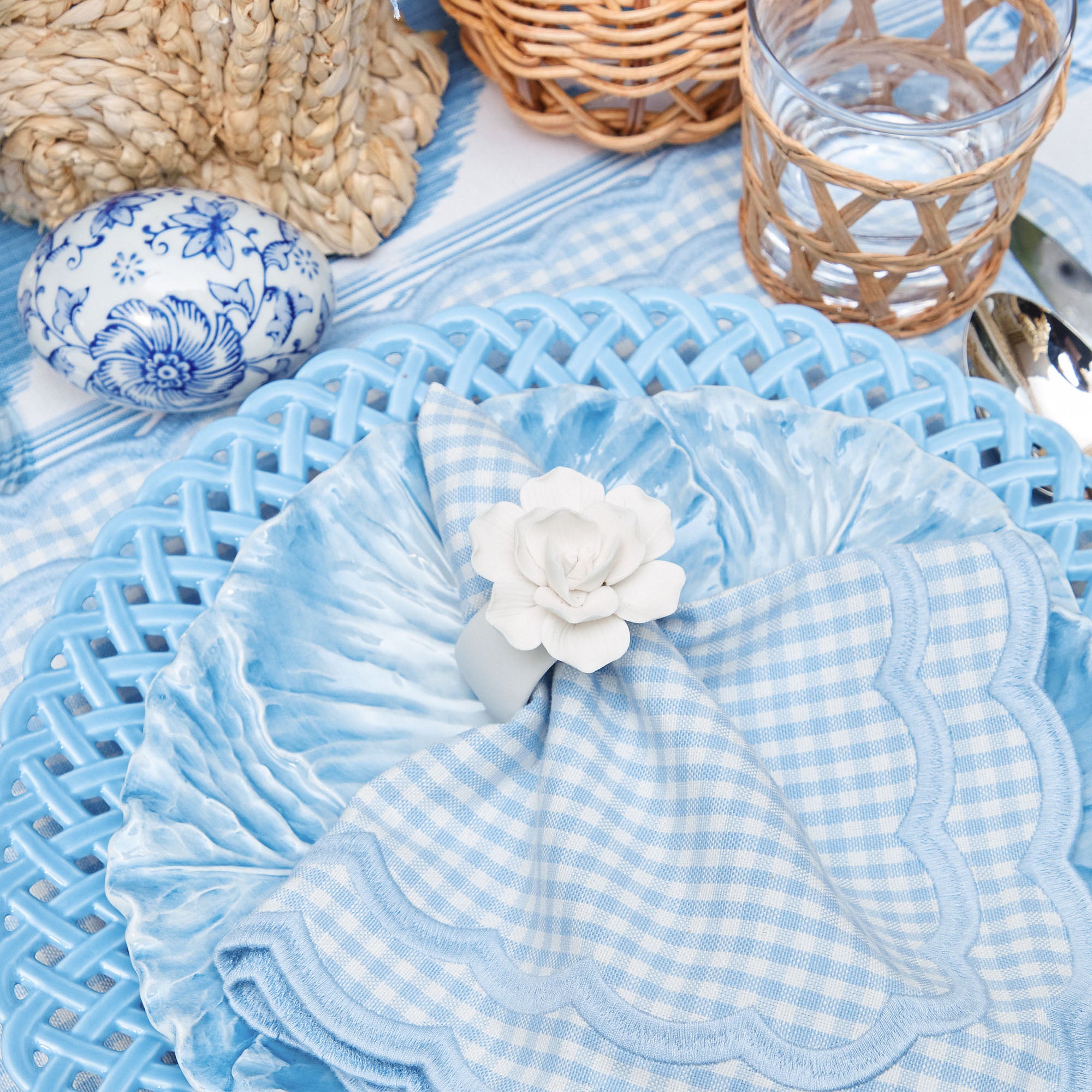 Fiore Porcelain Napkin Rings (Set of 4) – Mrs. Alice