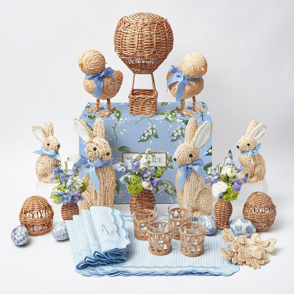 Rattan Garden Tablescape– Mrs. Alice