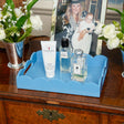 Small Blue Lacquer Scalloped Tray | Home Décor | Mrs. Alice