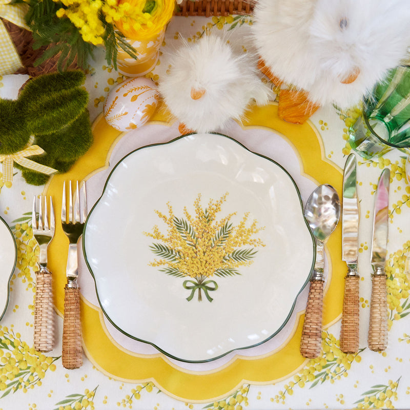 Mimosa Dinner Plates (Set of 4)– Mrs. Alice