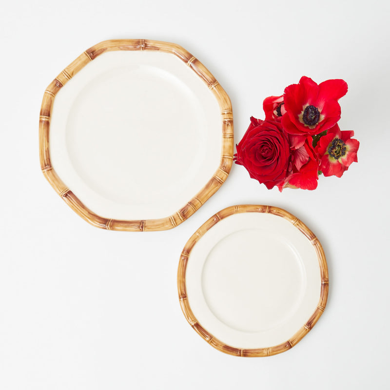 Geometric Bamboo Dinner & Starter Plates (Set of 8)– Mrs. Alice