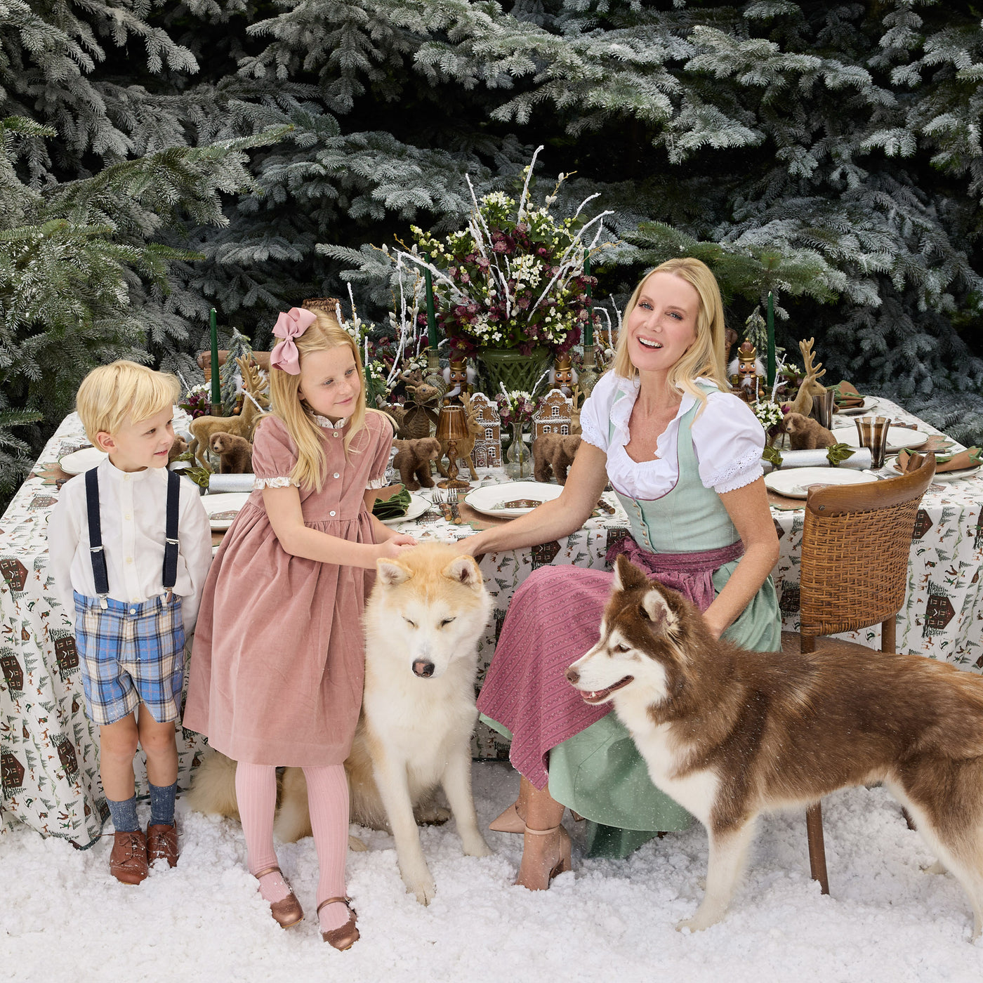 Alpine Chalet Tablecloth