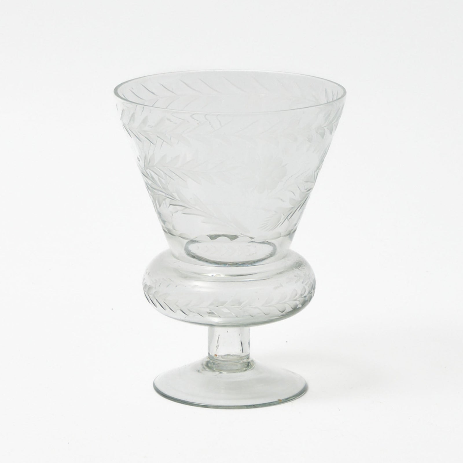Veronica Engraved Glass Vase