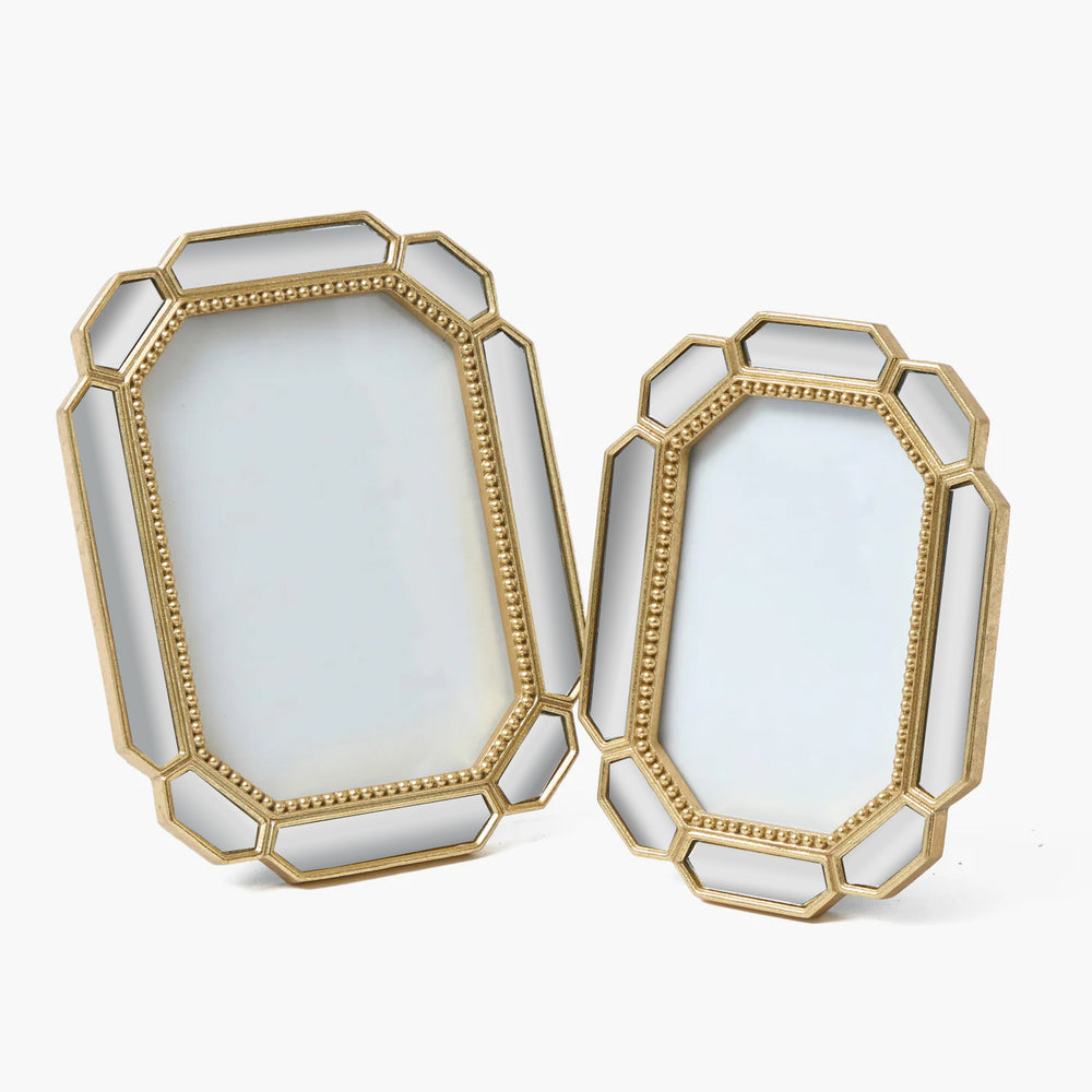 Beveled Edge Mirror Photo Frames | Home Decor | Mrs. Alice