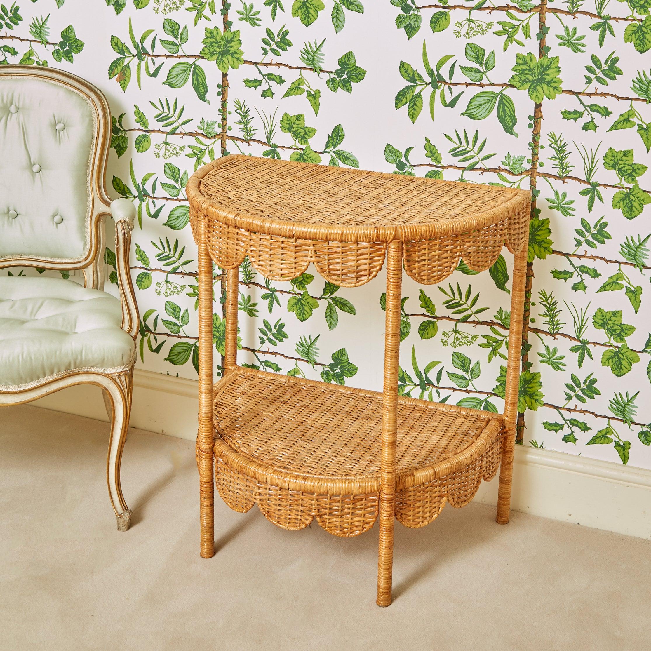 Annabelle Rattan Side Table– Mrs. Alice