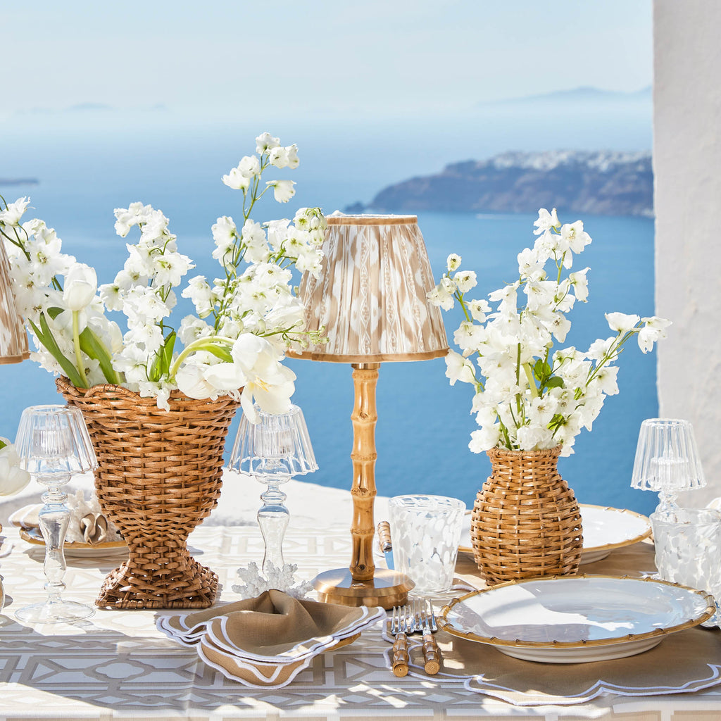 Rechargeable Bamboo Lamp Stand– Mrs. Alice