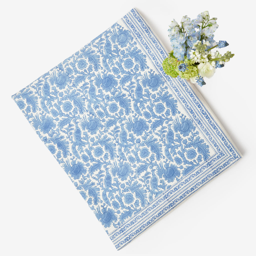 Azure Pheasant Tablecloth– Mrs. Alice