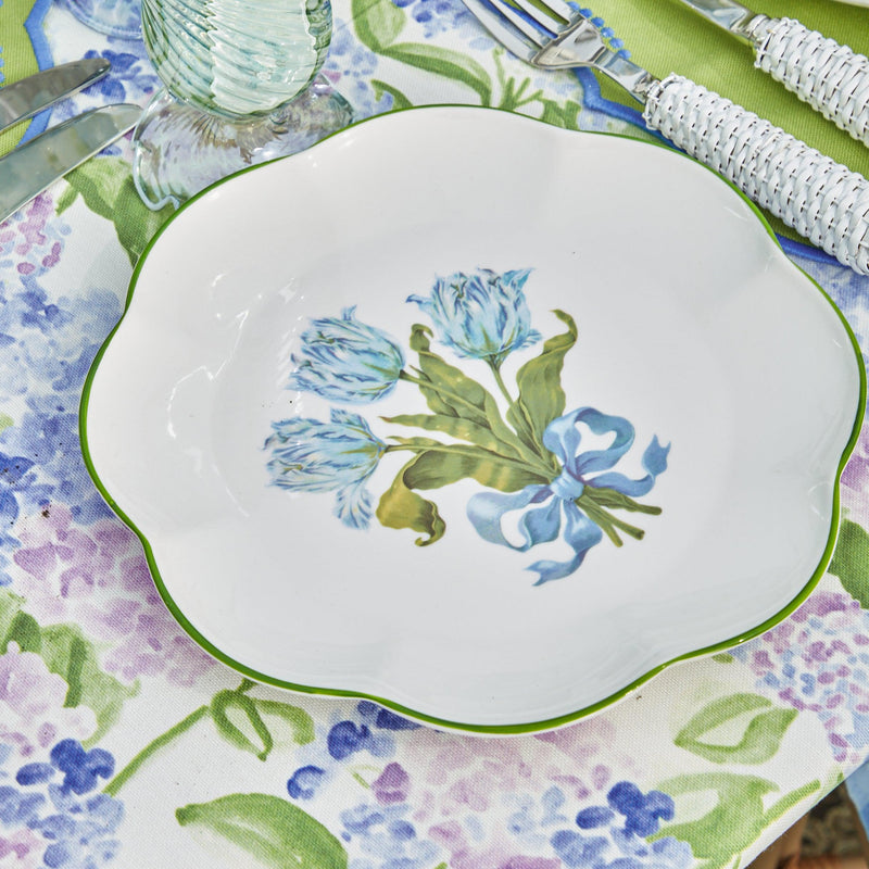 Blue Tulip Dinner & Starter Plates (Set of 8)– Mrs. Alice