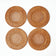 Brown Rattan Charger Plates (Set of 4)