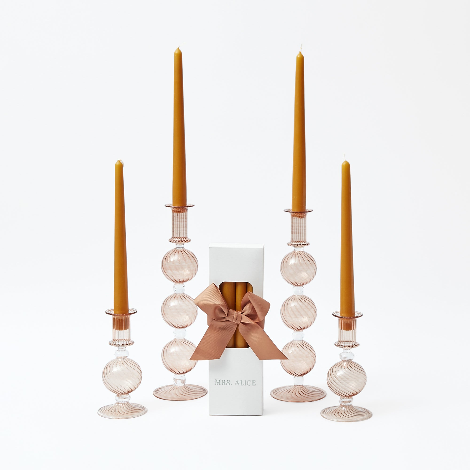 Mustard Candles (Set of 8)– Mrs. Alice