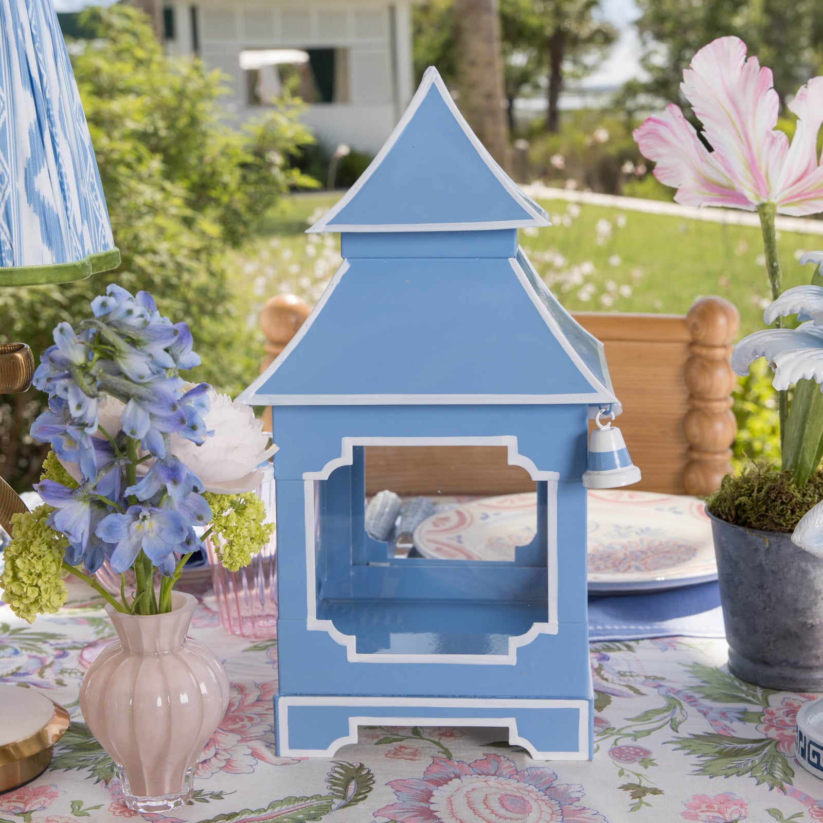 Periwinkle Pagoda Lantern