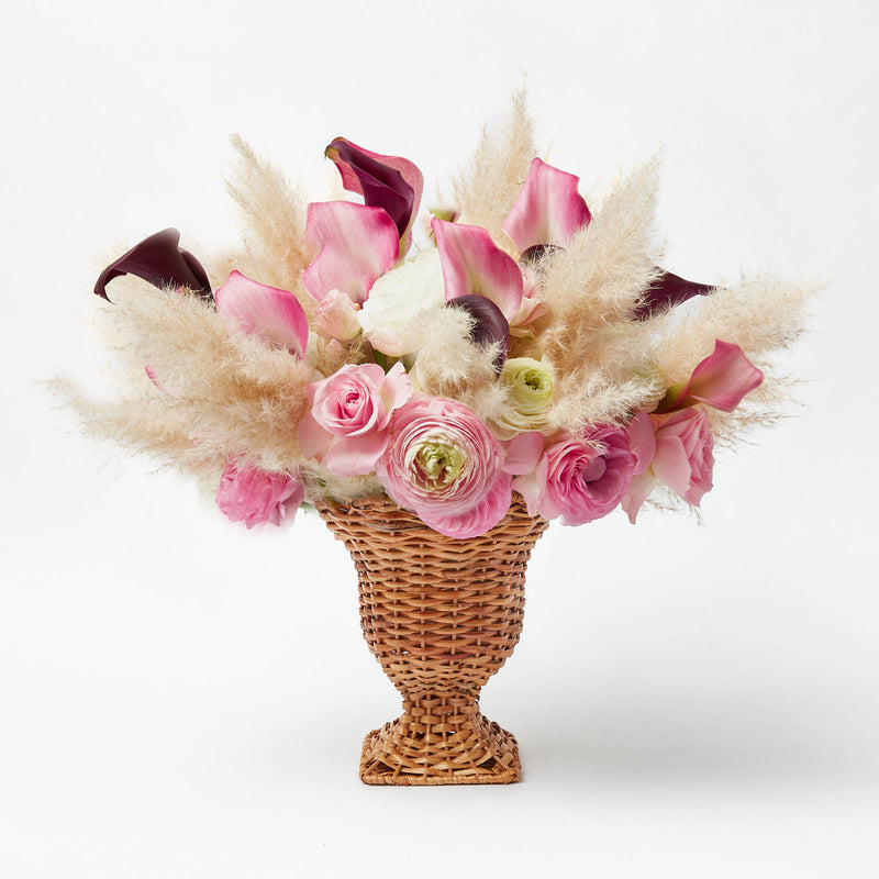 Small Natural Rattan Urn Vase– Mrs. Alice