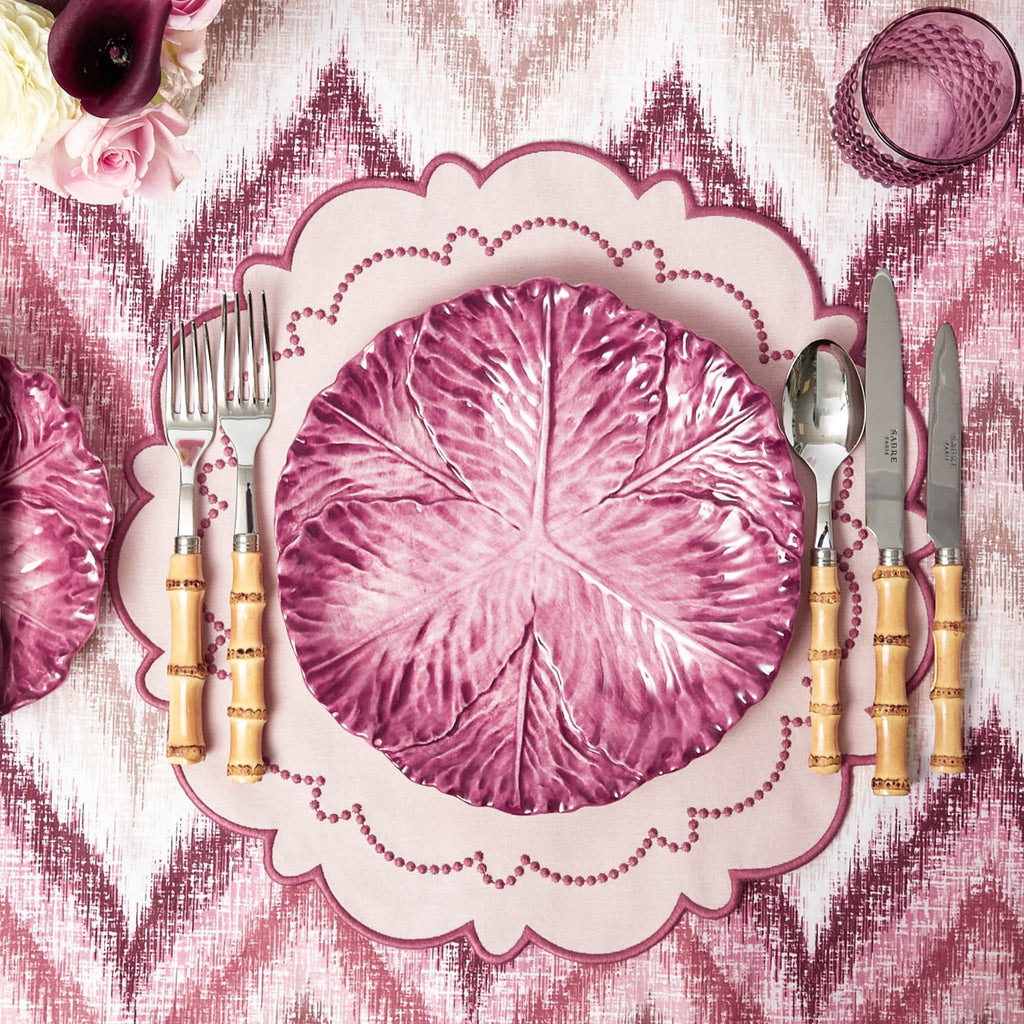 Serena Aubergine Cabbage Dinner Plates (Set of 4)– Mrs. Alice