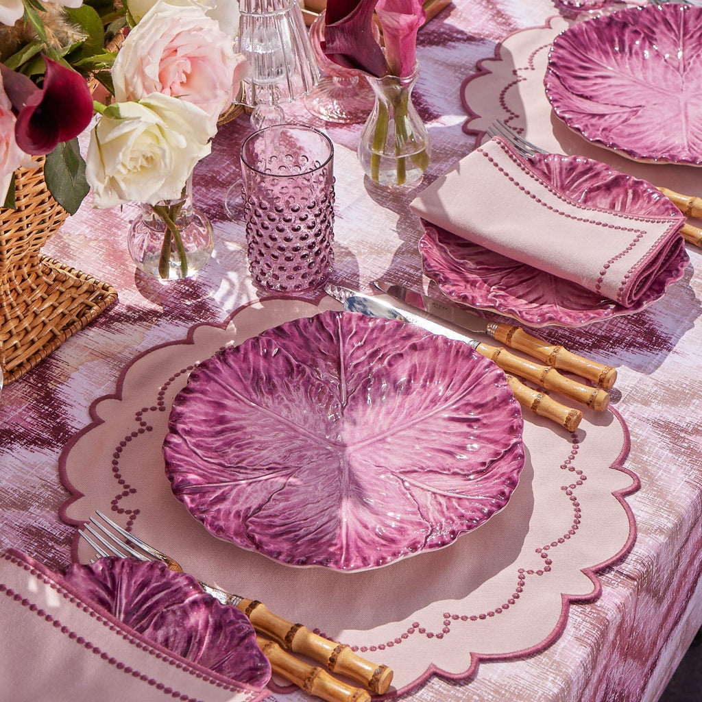 Serena Aubergine Cabbage Dinner Plates (Set of 4)– Mrs. Alice