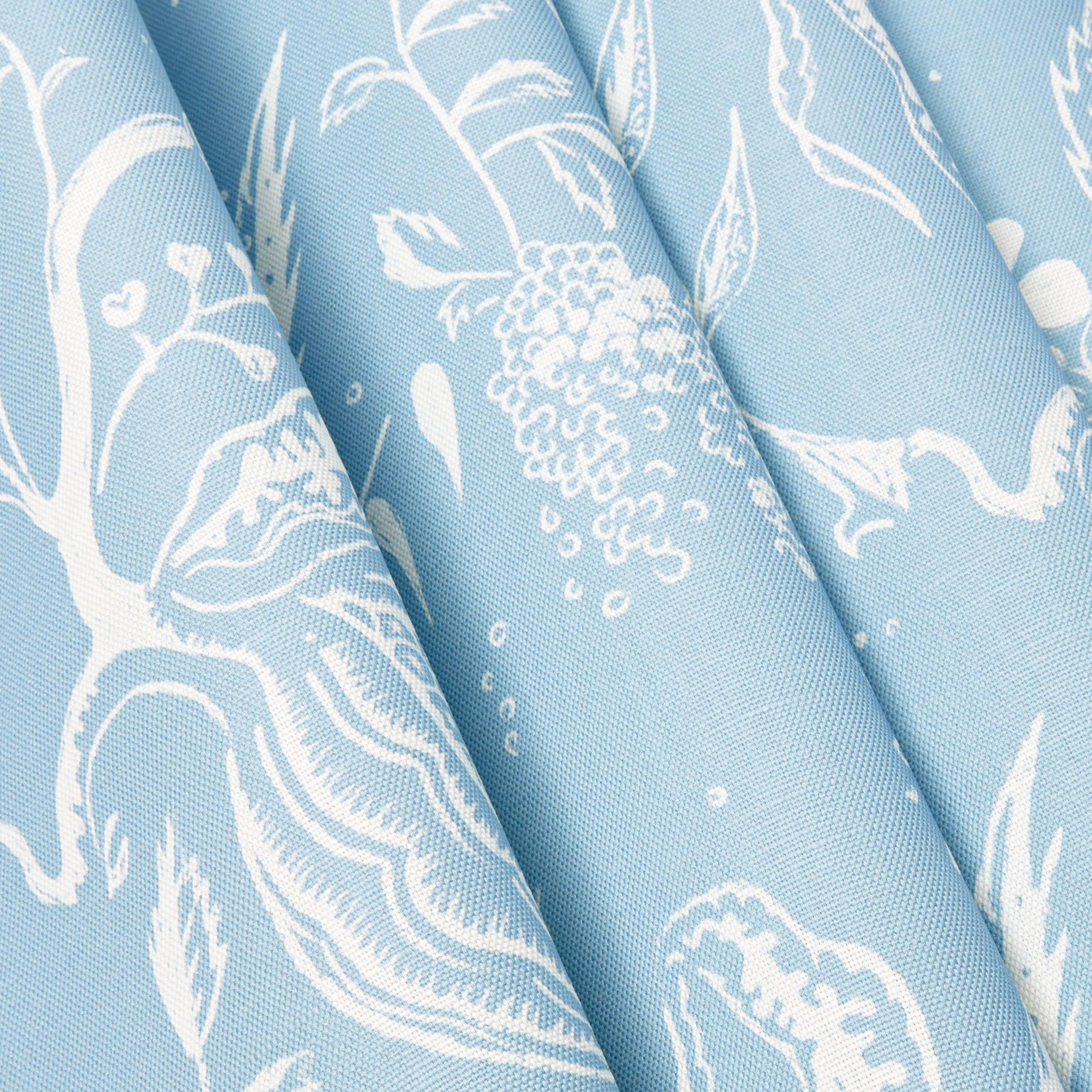 Blue Chelsea Square Fabric