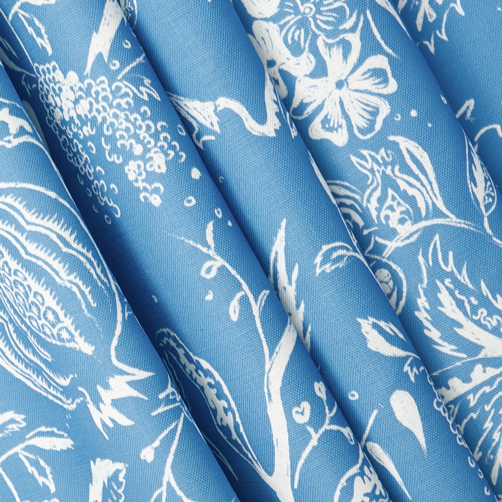 French Blue Chelsea Square Fabric