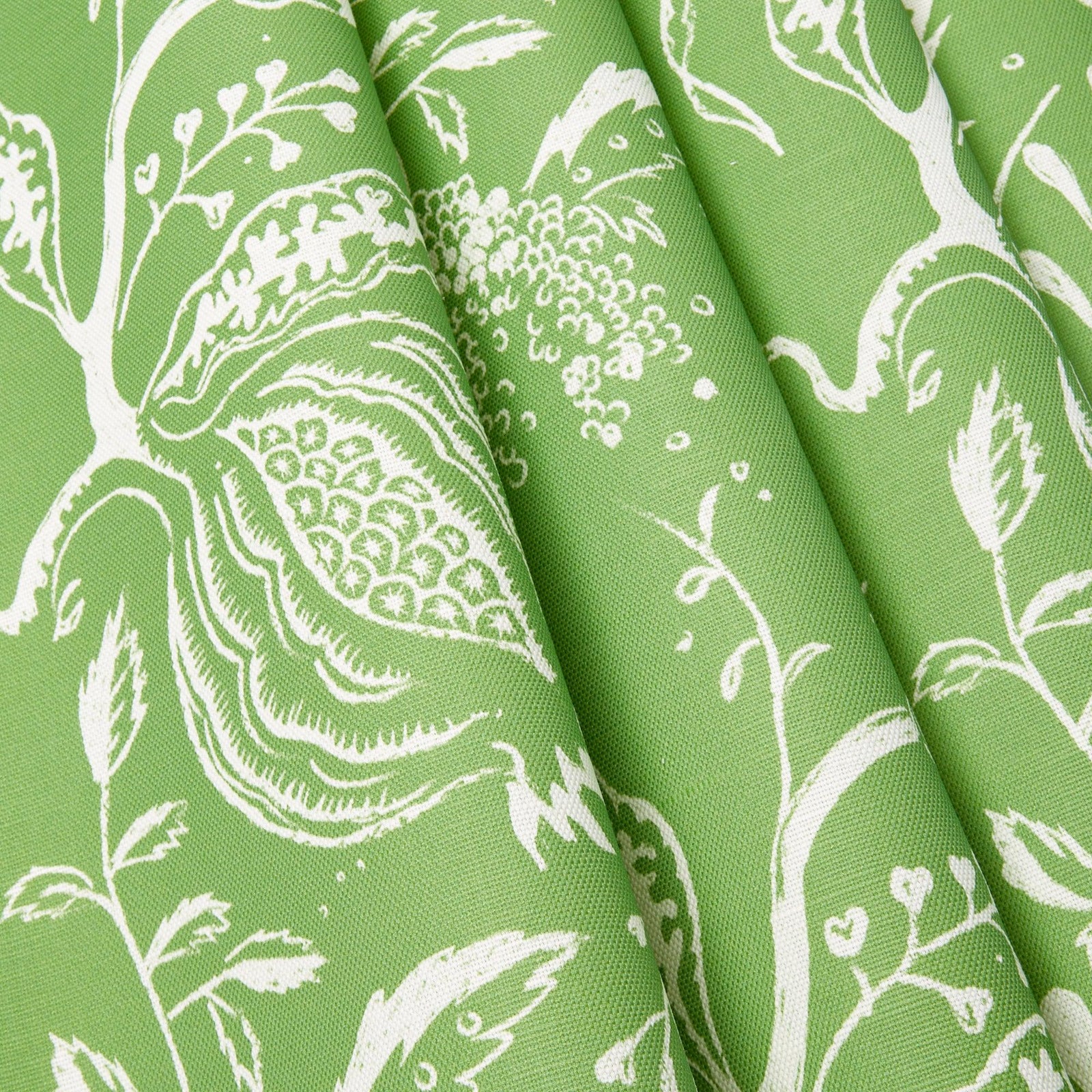 Green Chelsea Square Fabric