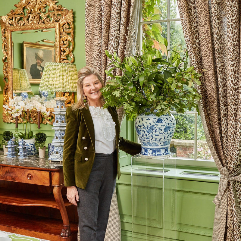 Chestnut Brown Leopard Fabric– Mrs. Alice