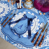 Elizabeth Blue Garland Dinner Plate