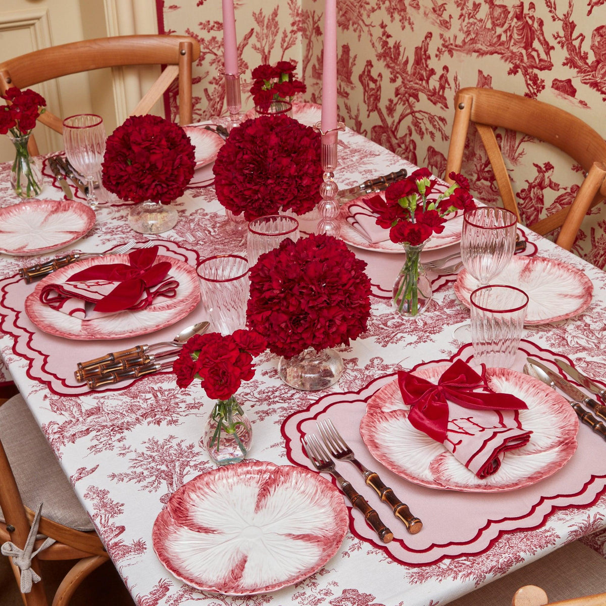Claudette Toile Tablecloth