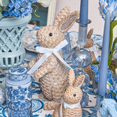 Rattan Rabbit Family