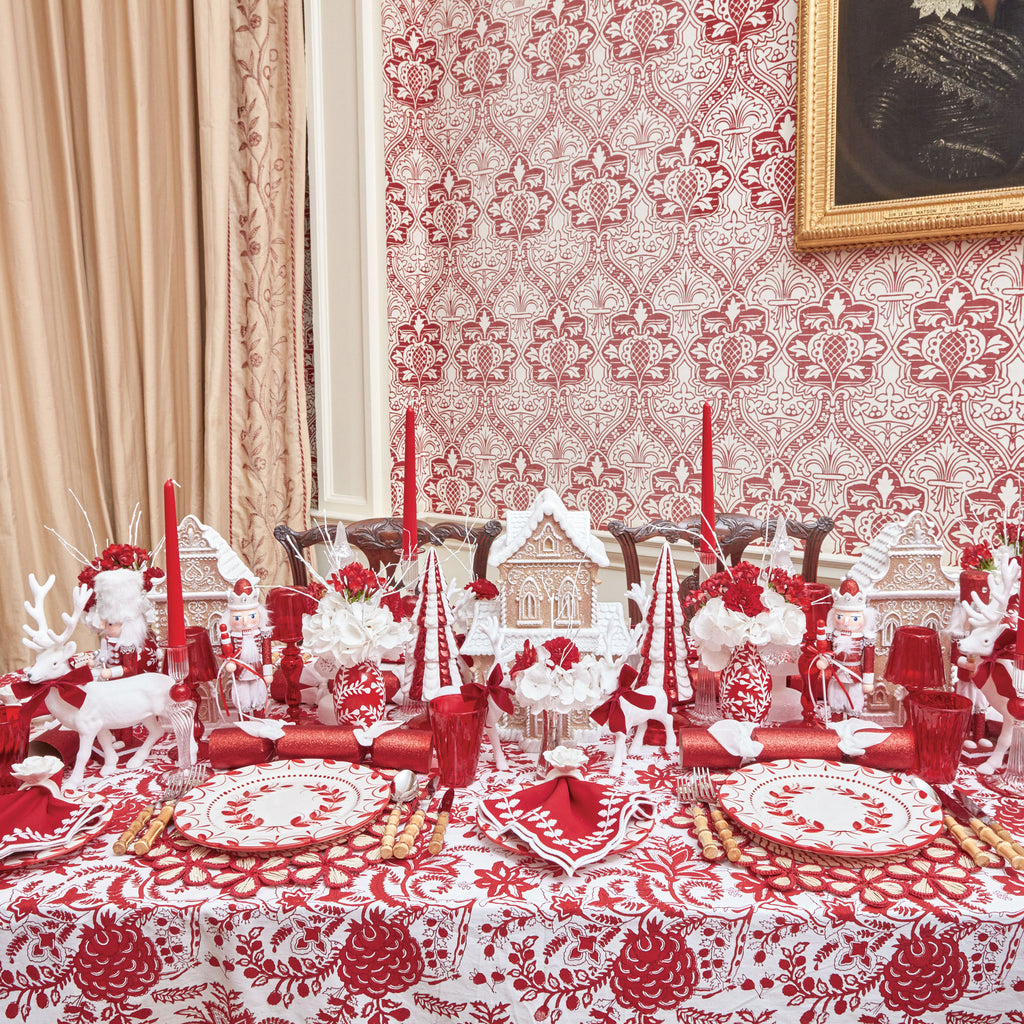 Elizabeth Red Garland Starter Plates (Set of 4)– Mrs. Alice