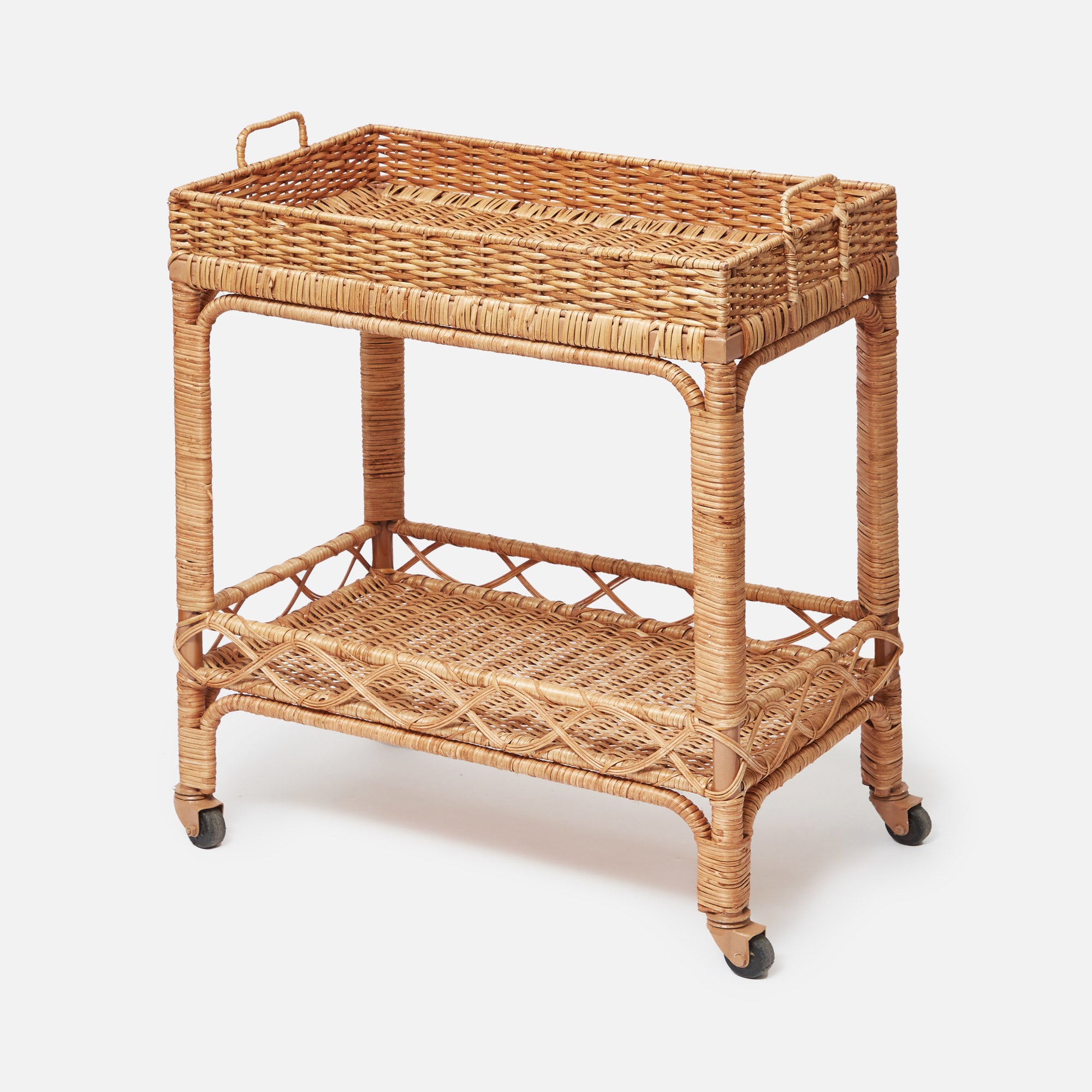 Aldi Rattan Bar Cart