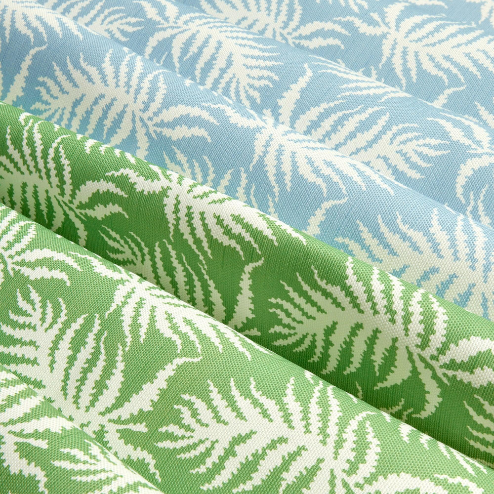 Green Trailing Ferns Fabric
