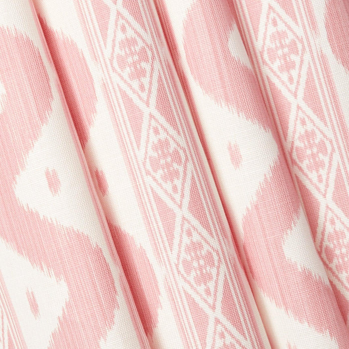 Palm Beach Pink Ikat Stripe Fabric