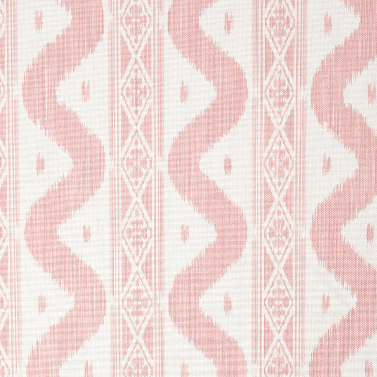 Palm Beach Pink Ikat Stripe Fabric
