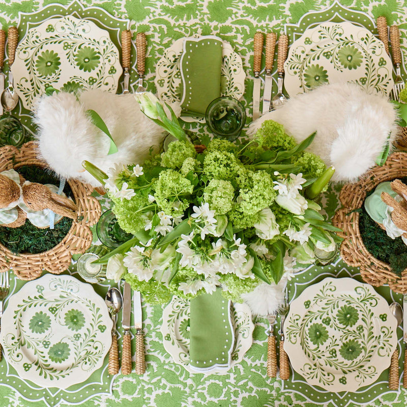 Spring Green Pheasant Tablecloth