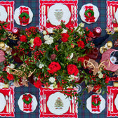 Mrs. Alice Christmas Tree Dinner & Starter Plates (Set of 8)