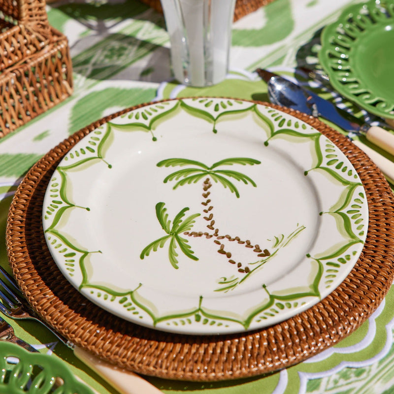 Brown Rattan Charger Plates (Set of 4)– Mrs. Alice