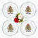 Mrs. Alice Christmas Tree Dinner Plate (Set of 4)