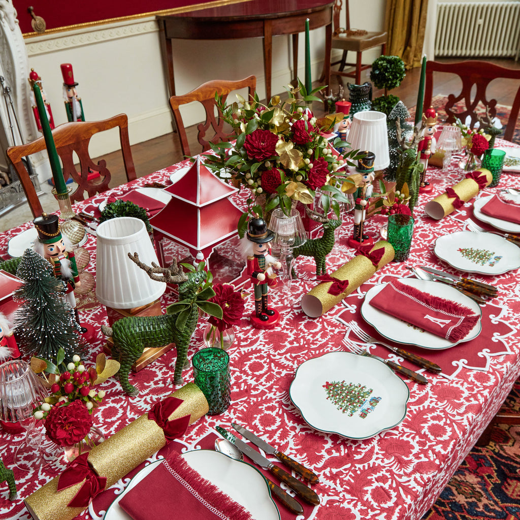 Cranberry Pheasant Tablecloth– Mrs. Alice