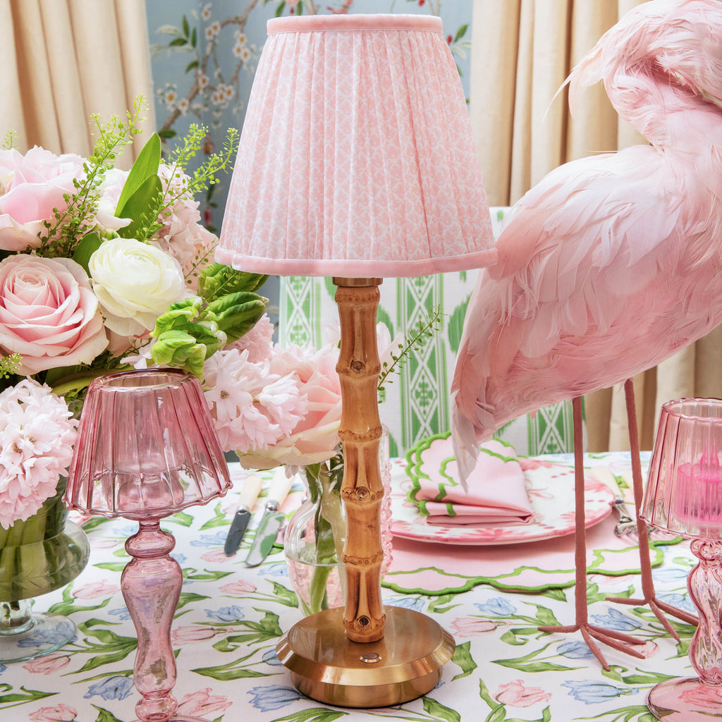 Rechargeable Bamboo Lamp Stand– Mrs. Alice