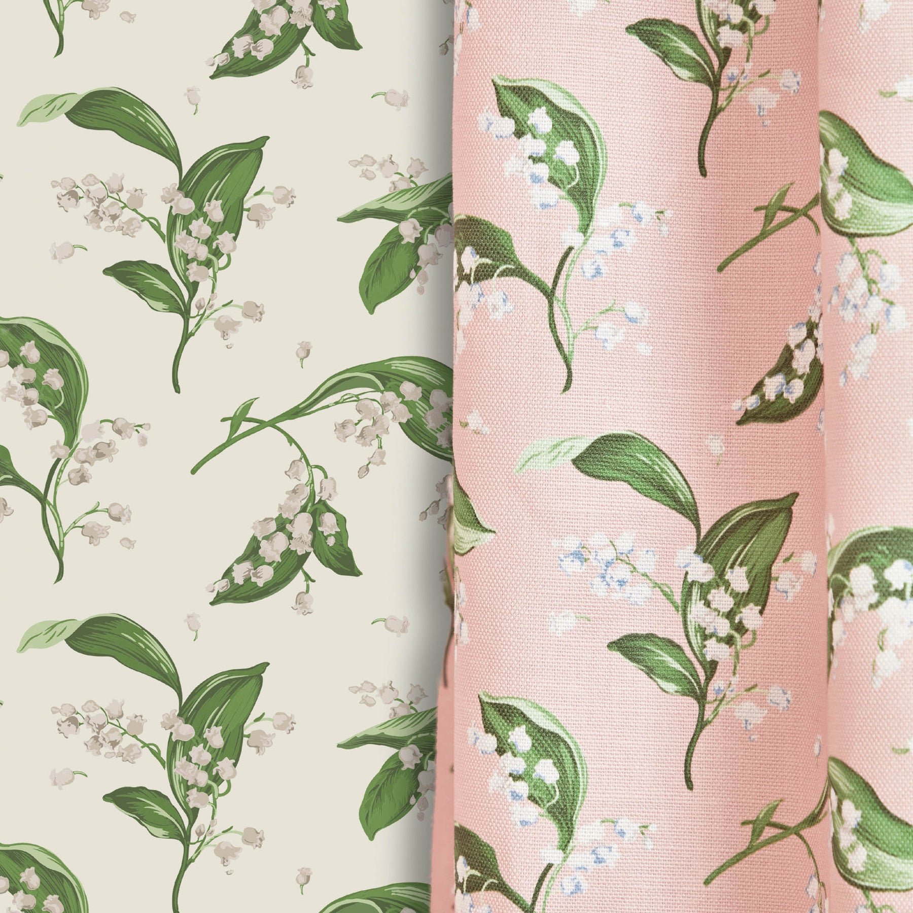 Pebble Lily of the Valley Wallpaper | Wallpaper | Mrs. Alice