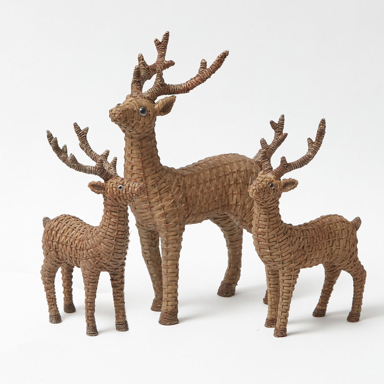 Rattan Reindeer Family– Mrs. Alice